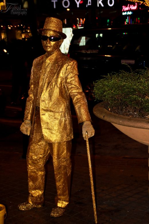 Living Statue The Golden Man - SP Models Entertainment