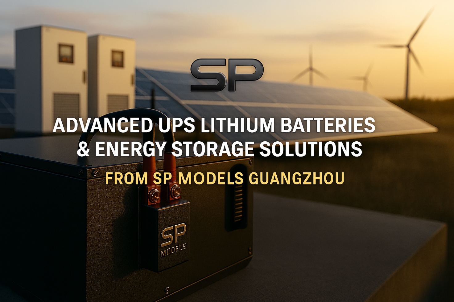 UPS Lithium Batteries China | Energy Storage Solutions Export - SP Models Guangdong