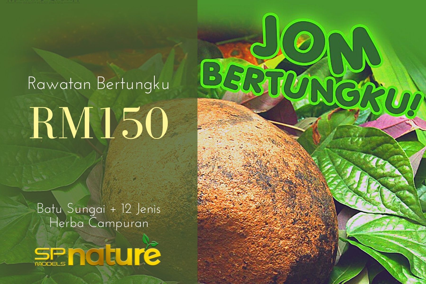 Rawatan Bertungku Cara Tradisional (Batu Sungai) + 12 Jenis Herba – SP ...